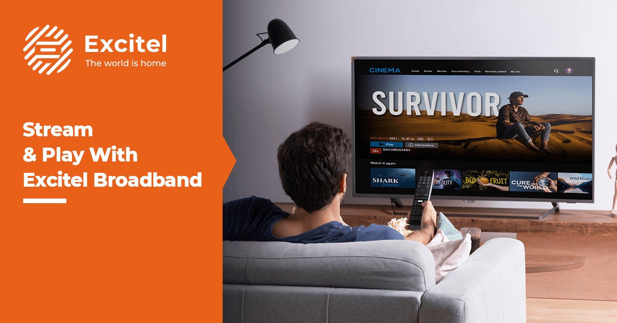 Excitel's Broadband Plan Perfect For Gaming & Streaming In Delhi - Excitel