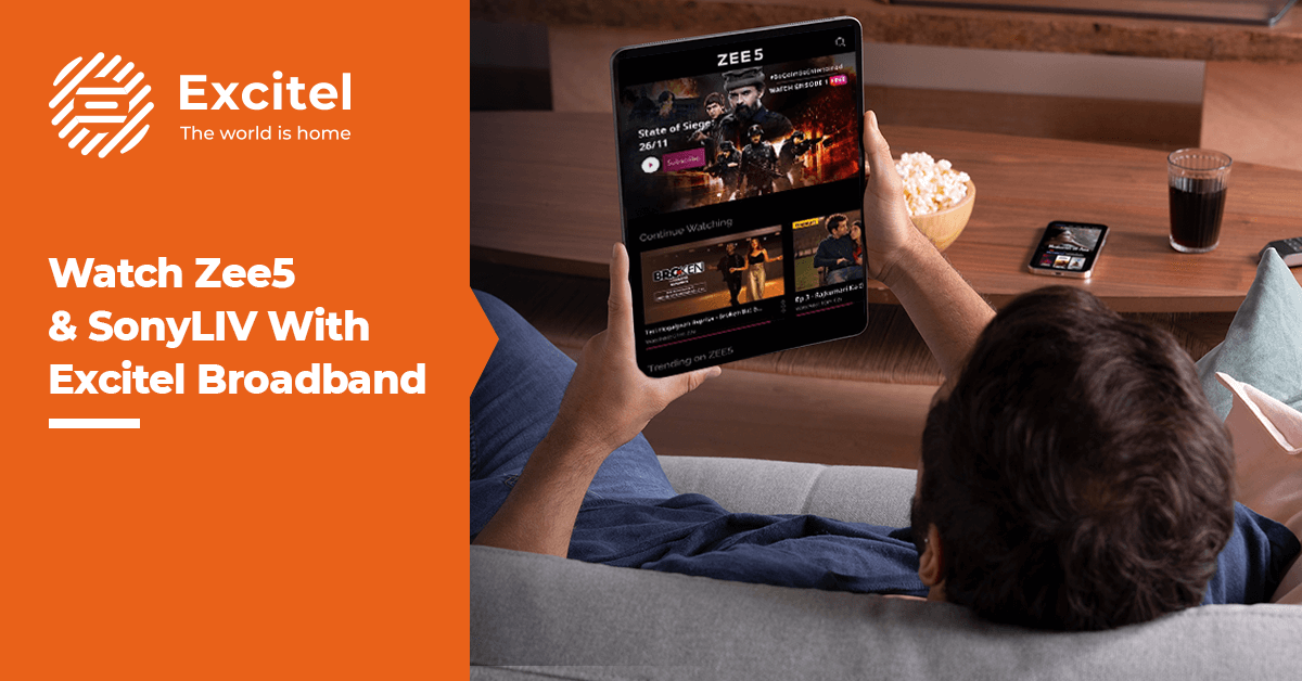Excitel Entertainment Plan: Free OTT with High-Speed Broadband