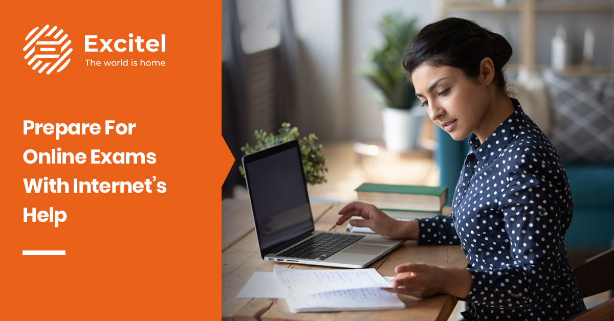 How does the internet help prepare for online exams? - Excitel