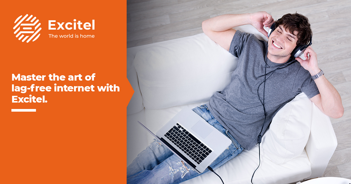 Lag-Free Gaming Mastery Excitel's Winning Shot! Excitel Broadband