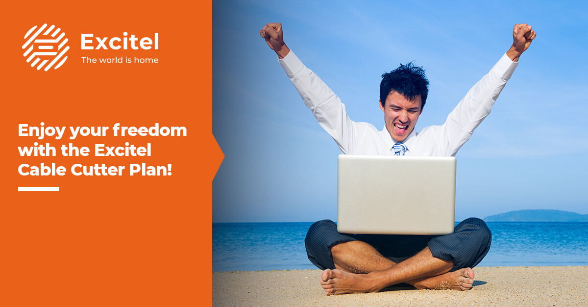 Excitel Cable Cutter Plan: High-Speed Internet with 15 OTT Apps