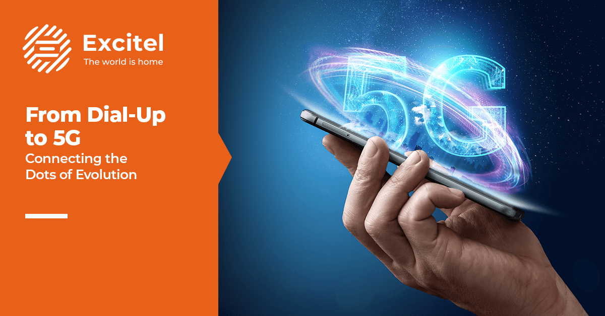 Internet Evolution Dial-Up to 5G-Excitel Broadband