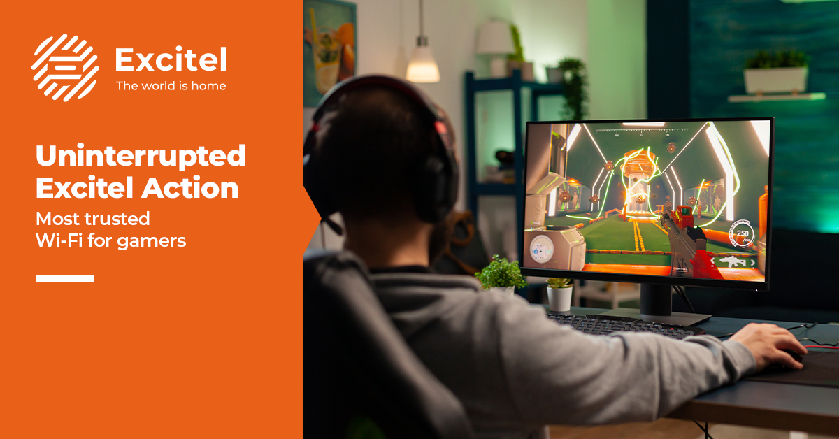 Excitel Gaming Broadband – Low Latency, High-Speed Internet